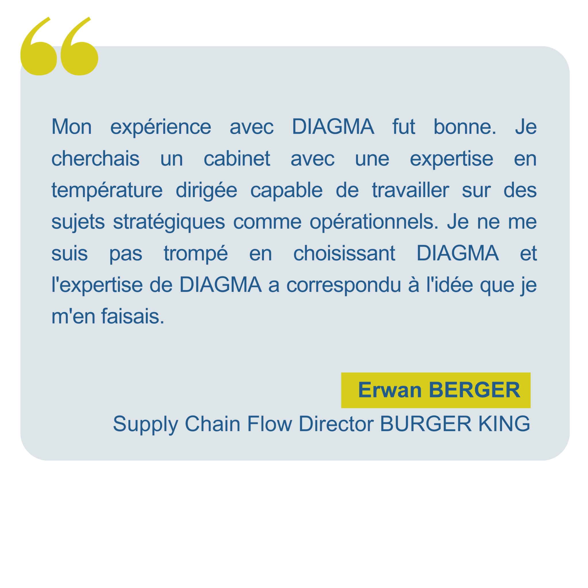 Supply Chain PGC & Agroalimentaire - Diagma